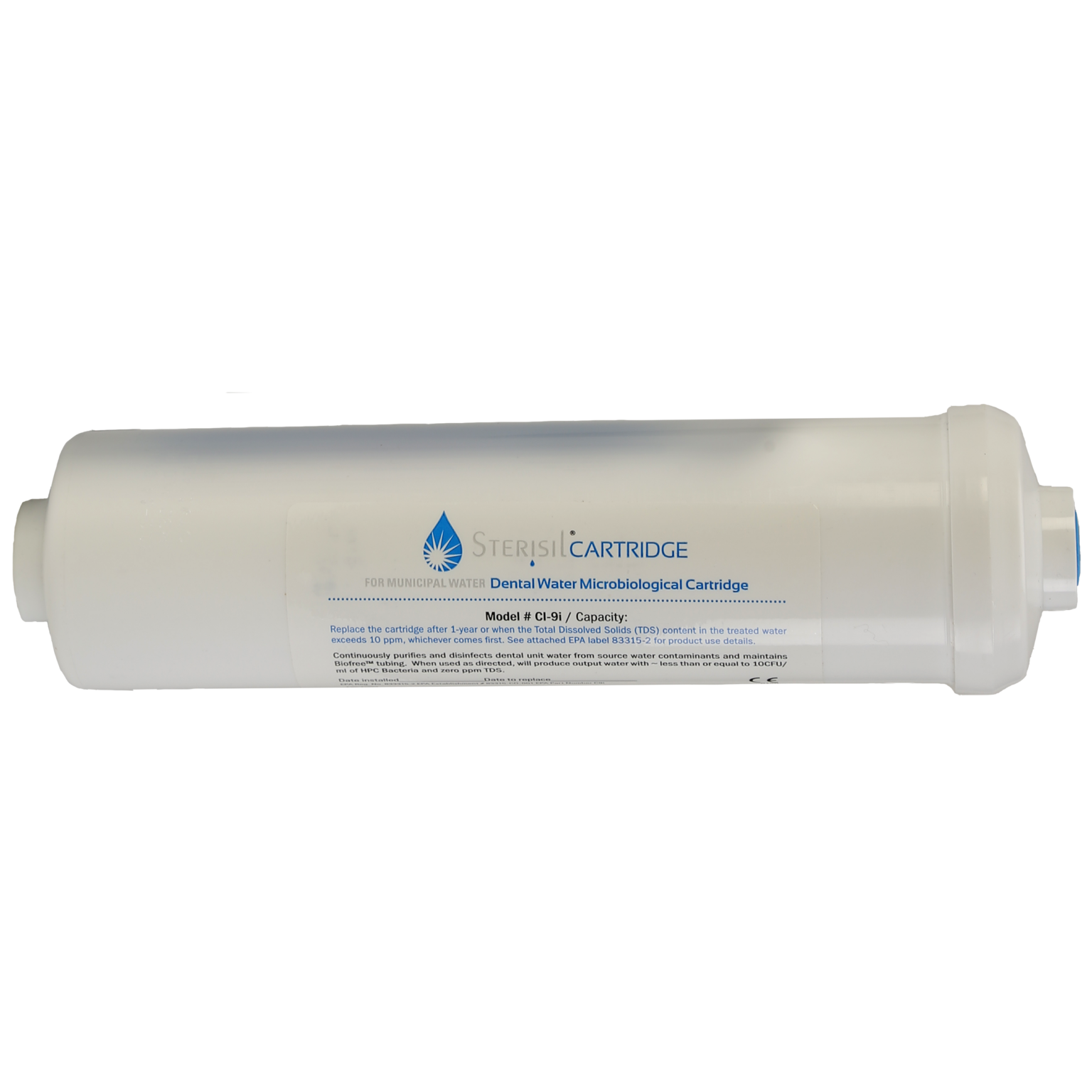 Sterisil® Dental Water Microbiological - Inline Cartridge - Solmetex